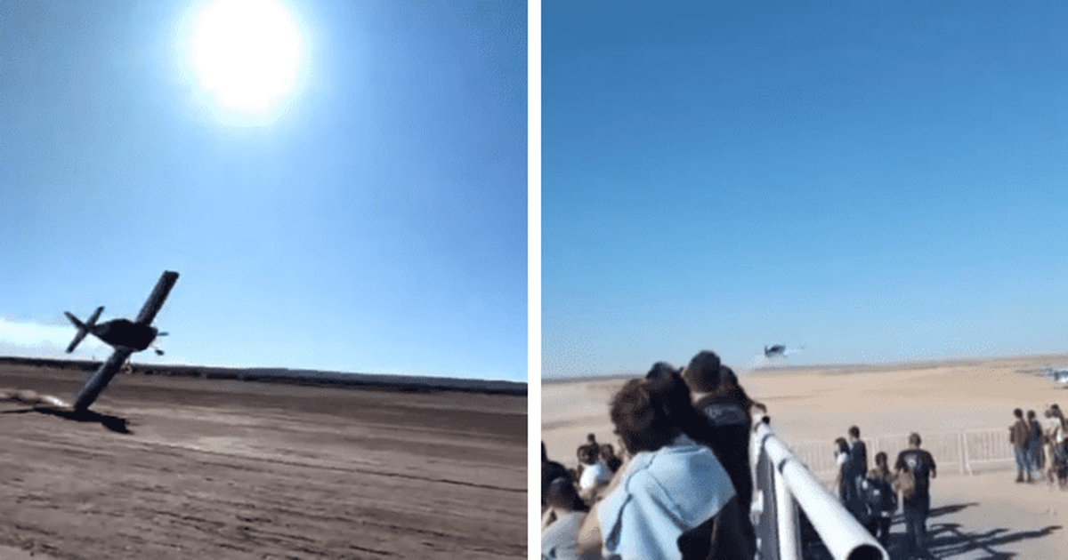 Hair-raising video shows pilot narrowly avoiding crash after aircraft's ...