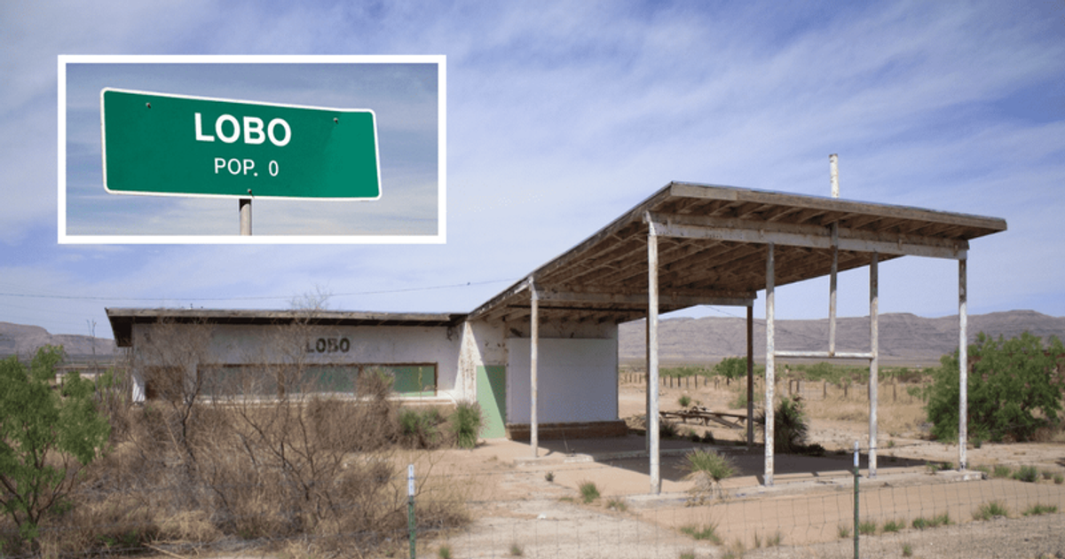 Lobo Lives: You can now by an entire Texas 'ghost town' for just $100K ...
