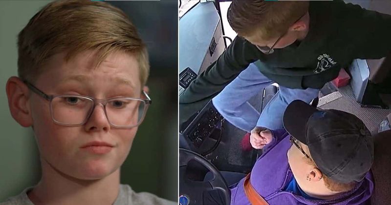 Dillon Reeves, 13, stops school bus and saves students' lives | MEAWW