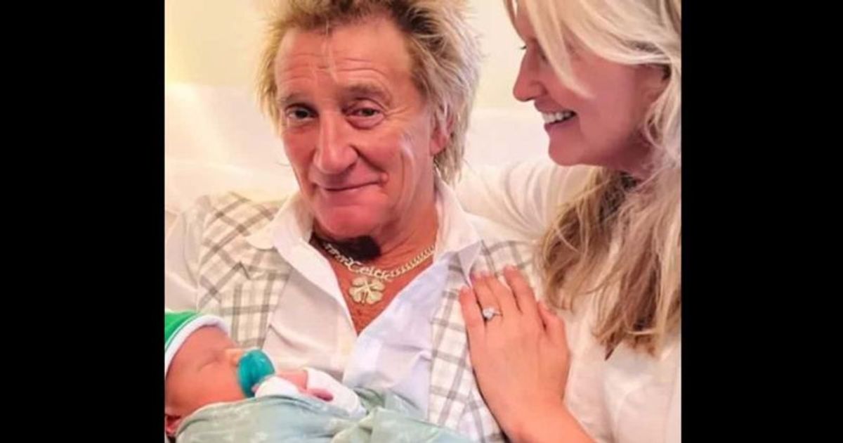 Joyful Rod Stewart shares photos of his two newborn grandchildren | MEAWW