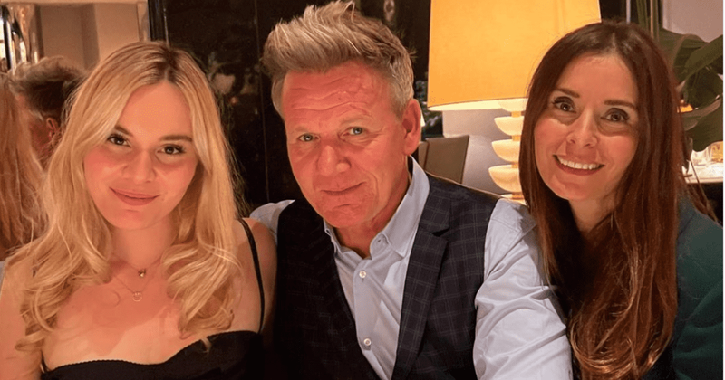 Gordon Ramsay celebrates launch of his new restaurant with rare pic of ...