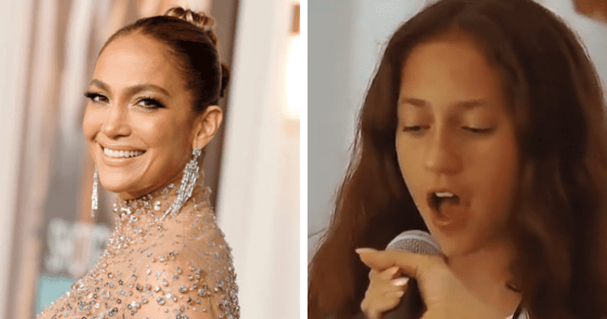 Internet reacts as Jennifer Lopez teaches her daughter to sing like her ...