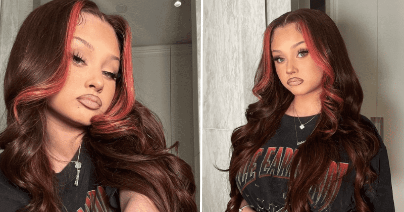 Alabama Barker Rocks Raven-Red Hair and Designer Bracelets in New Post ...