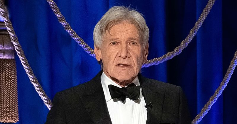 Harrison Ford opens up about his favorite movie line for real-life situations: 'Get off my plane ...