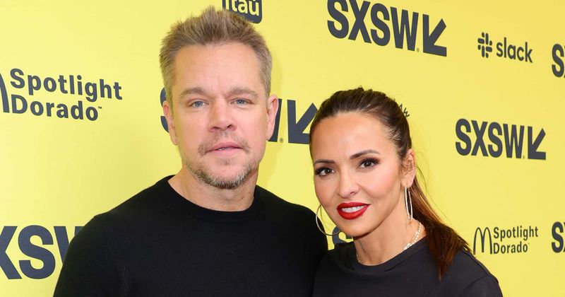 Who is Luciana Barroso? Shirtless Matt Damon and wife soak up the sun ...