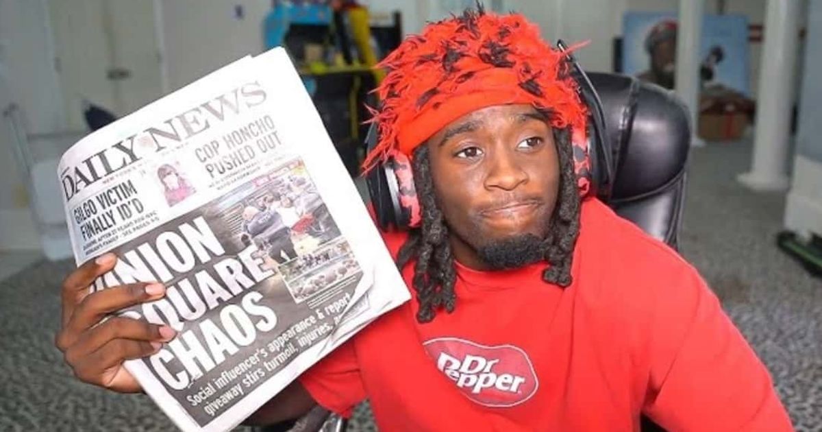 Kai Cenat goes online for first time after Union Square giveaway riot ...