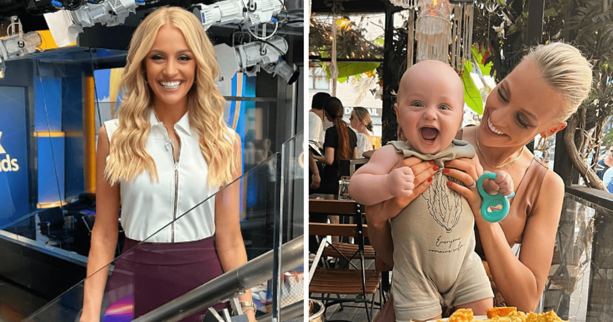 'Fox & Friends' host Carley Shimkus rocks matching outfit with son ...
