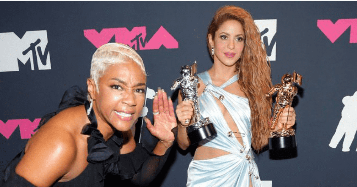 Tiffany Haddish becomes meme fodder after she chases Shakira at 2023 ...