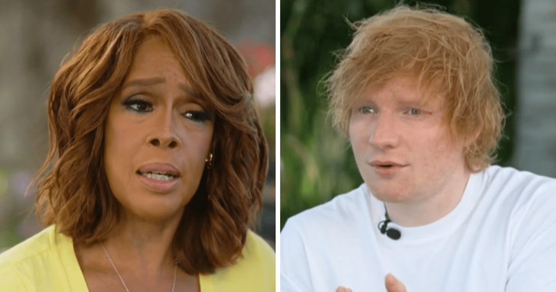 'CBS Mornings' host Gayle King gushes over Ed Sheeran as she joins him ...