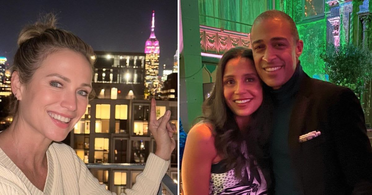 TJ Holmes and Marilee Fiebig settle divorce a year after his cheating ...