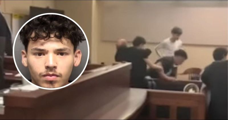 Who is Victor Nathaneal Rivas? Murder suspect viciously attacked by ...