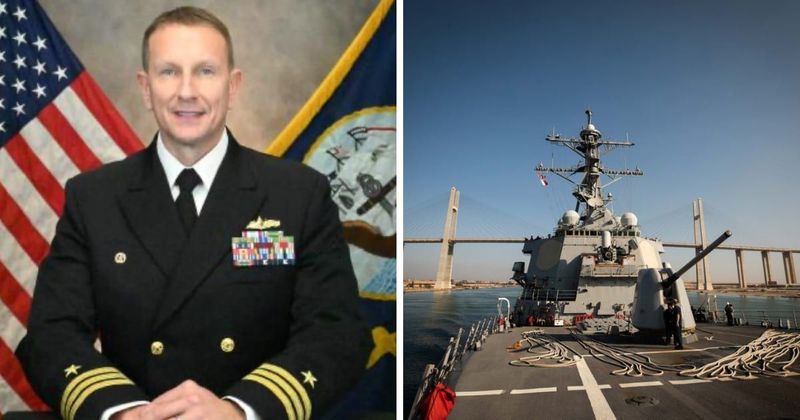 Who is the captain of USS Carney? Heartstopping images show warship ...