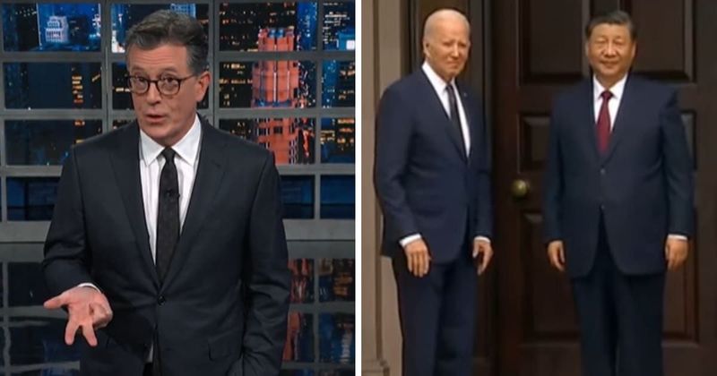 Stephen Colbert trolls President Joe Biden's meeting with Xi Jinping ...