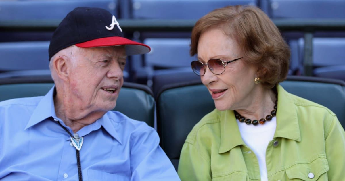 Internet sends love to Rosalynn Carter, 96, as she joins husband Jimmy ...