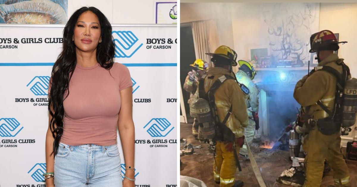 Model Kimora Lee Simmons thanks fire department for saving her family after flames engulf home ...