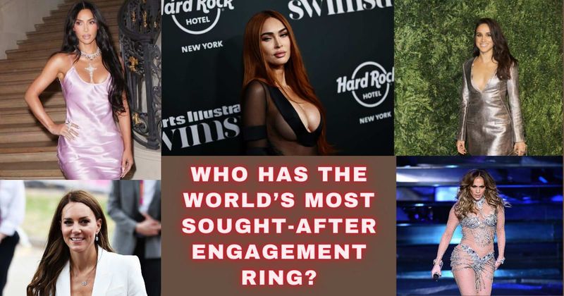 The most sought-after celebrity engagement rings: New data sees Meghan Markle knocked off top ...