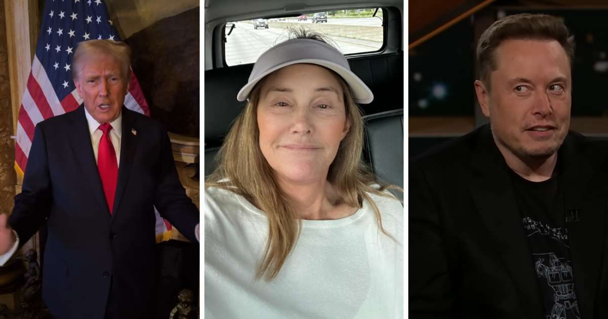 Donald Trump And Elon Musk's Photo With Caitlyn Jenner Had Everyone ...